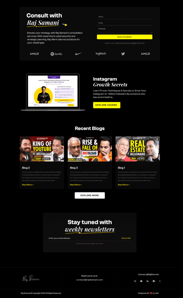 Raj Shamani – Yash Jain